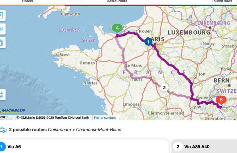 France route planner- best route to Italy (with maps) | Wandering Bird